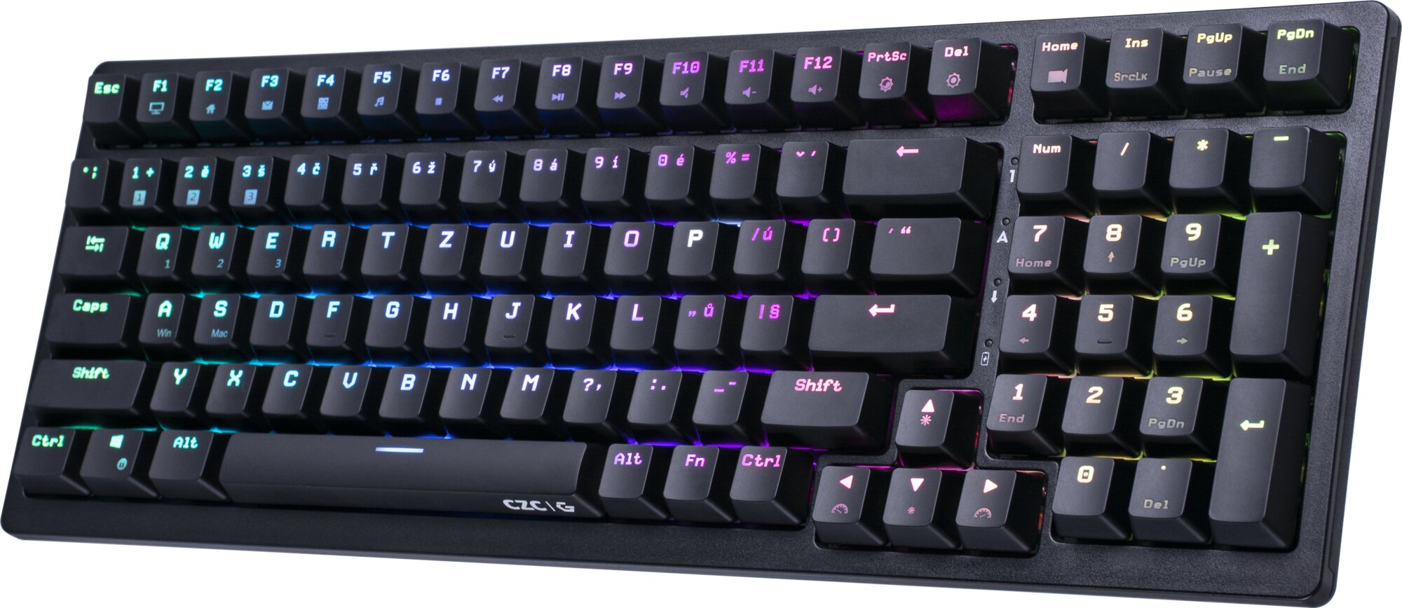 CZC.Gaming Reaper, TTC Red, herní klávesnice, černá | CZC.cz